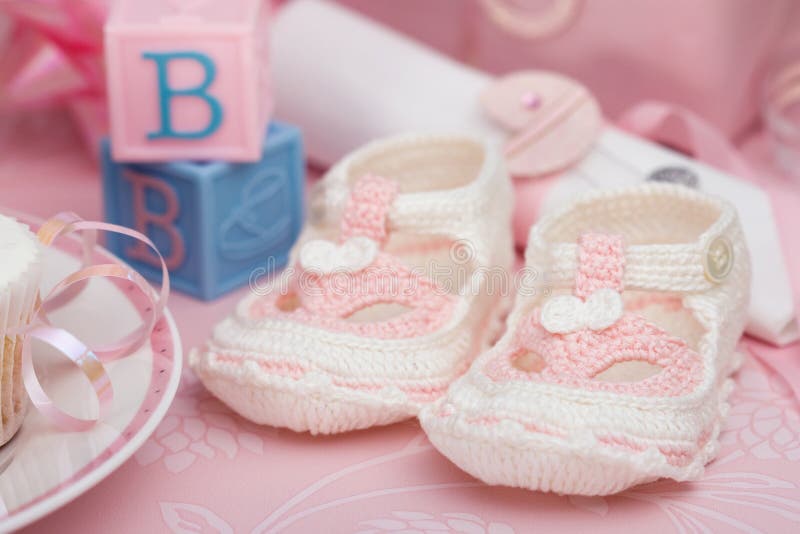 Baby booties stock photo. Image of white, crocheted, booties - 11014116