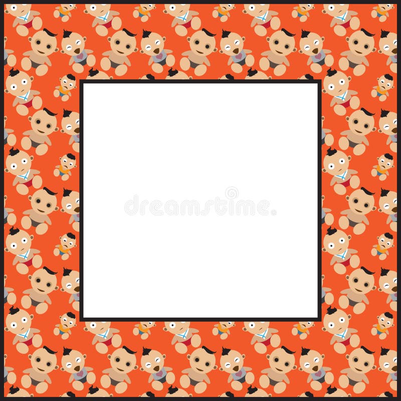 Baby Border. Vector Illustration Decorative Design Stock Vector ...