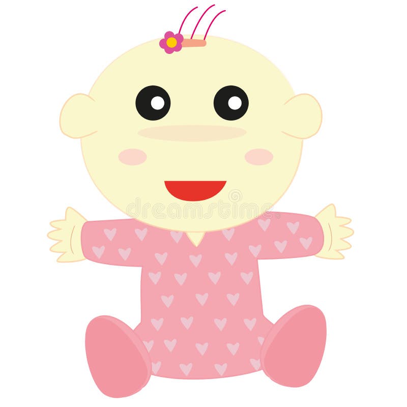 Baby born stock vector. Illustration of people, childhood - 27500133