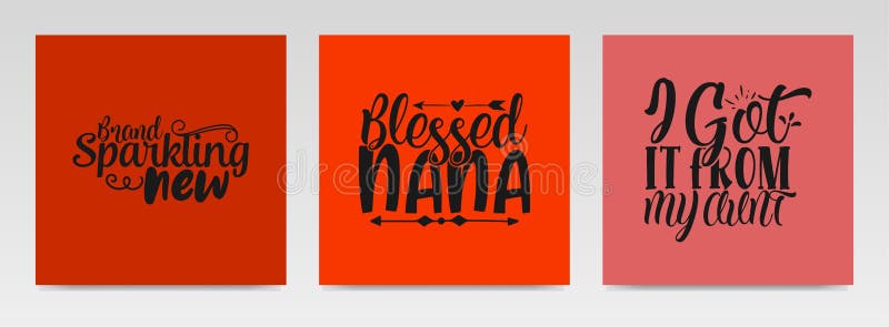 Baby Born Quotes Letter Typography Set Illustration Stock Vector ...