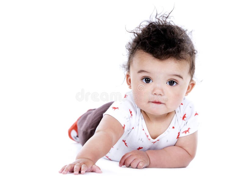Baby boy stock photo. Image of looking, eyed, blue, face - 71455232