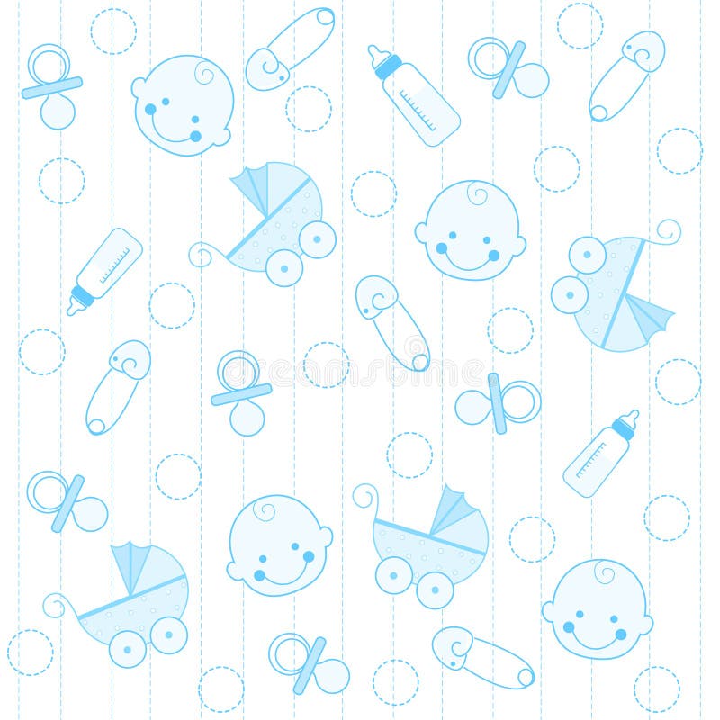 Baby Boy background stock vector. Illustration of babies - 9972255
