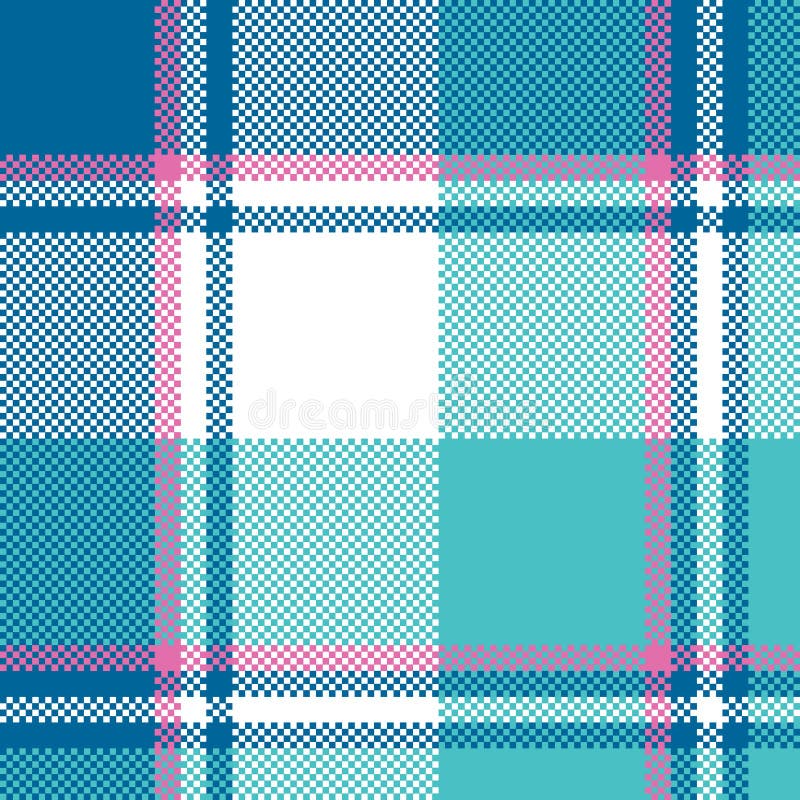 Baby Boy Blue Pastel Color Plaid Seamless Pattern Stock Vector ...