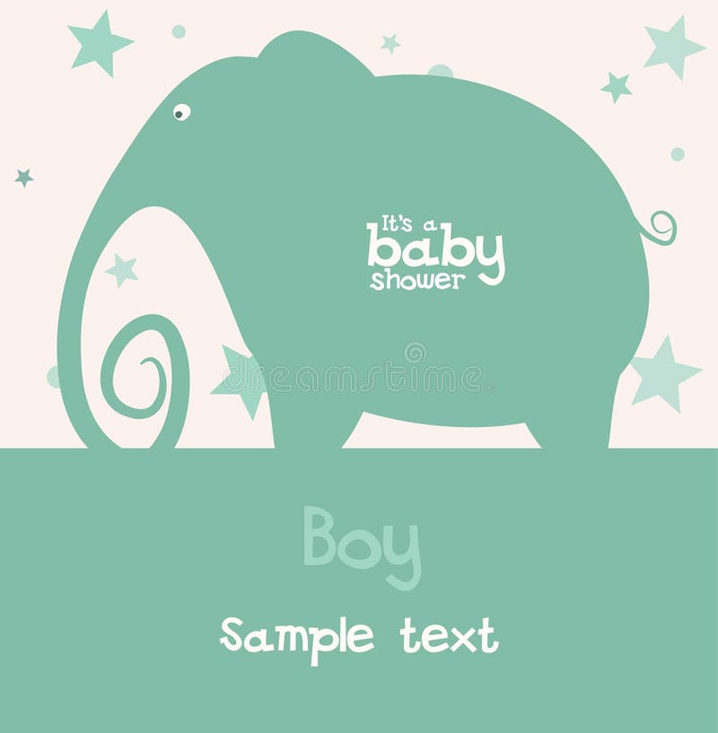 Baby Boy Arrival Card / Background Stock Vector - Illustration of baby ...