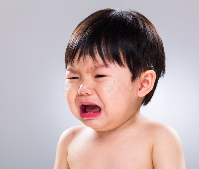 Crying Baby stock image. Image of pout, crying, tears, lips - 802763