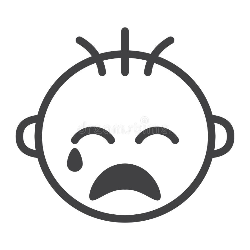 Crying Baby Face Clip Art