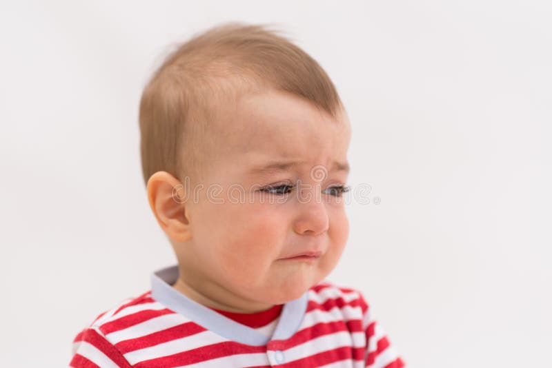 Baby boy crying stock image. Image of expression, face - 40677785