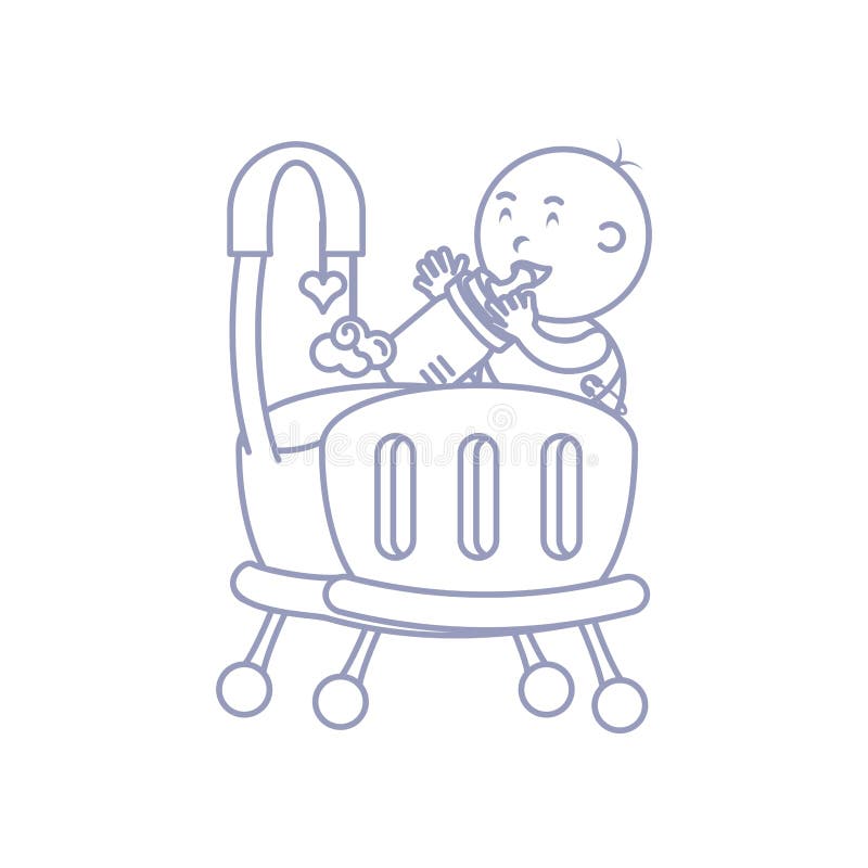 Cute Baby Boy Cot Stock Illustrations – 1,116 Cute Baby Boy Cot Stock ...
