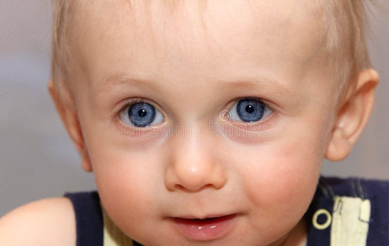 Baby boy face stock image. Image of child, shoulders - 31068511