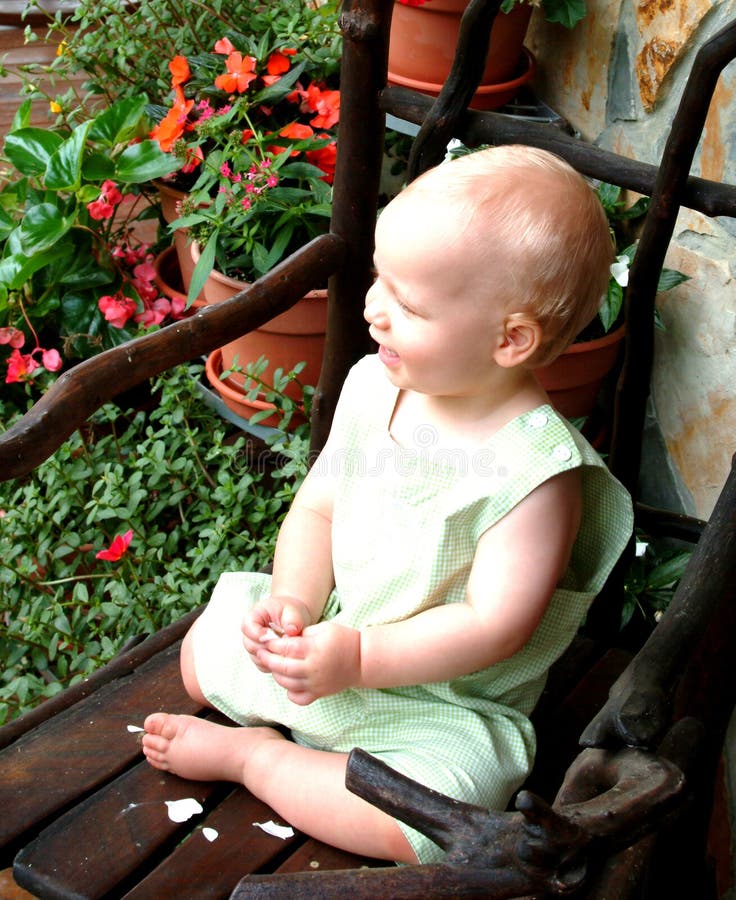 Boy With Flowers Picture. Image: 1888375