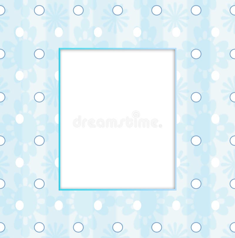Baby boy frame stock illustration. Illustration of design - 15982204
