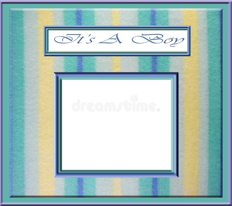 Baby boy frame stock illustration. Illustration of blue - 4116890
