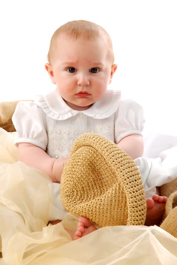Baby boy and hat stock photo. Image of male, studio, baby - 13253156