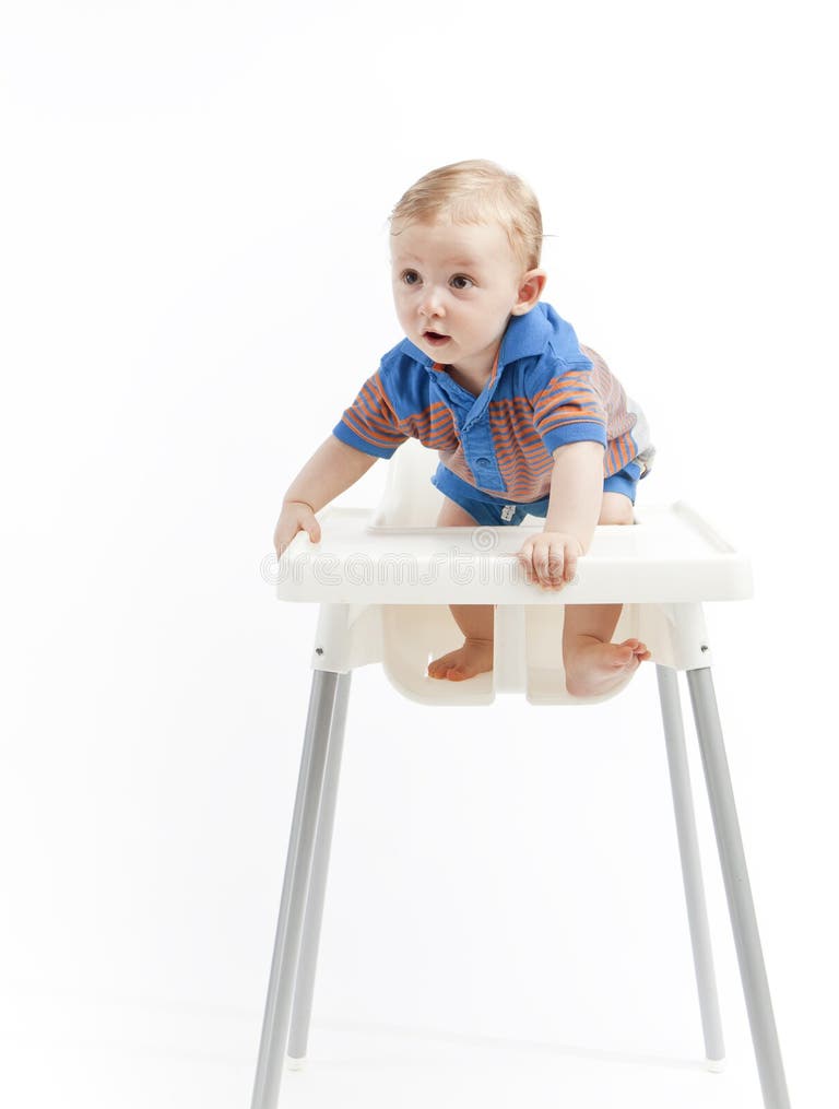 Boy Climbing High Chair Stock Photos - Free & Royalty-Free Stock Photos ...