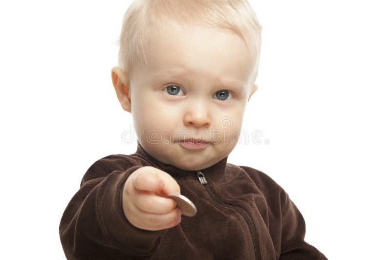 Baby boy isolated stock image. Image of childhood, isolated - 25732319