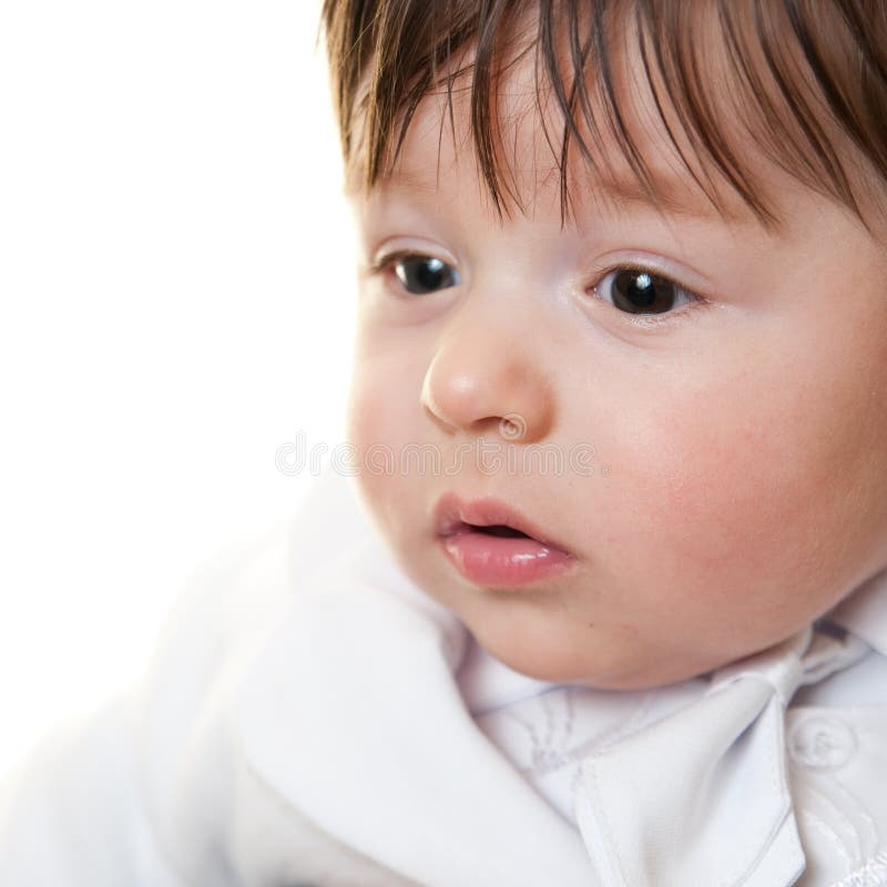 Baby boy portrait stock photo. Image of baby, lovely - 13672294