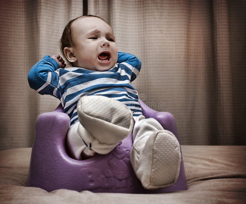 Baby boy screaming stock image. Image of screaming, baby - 15362005