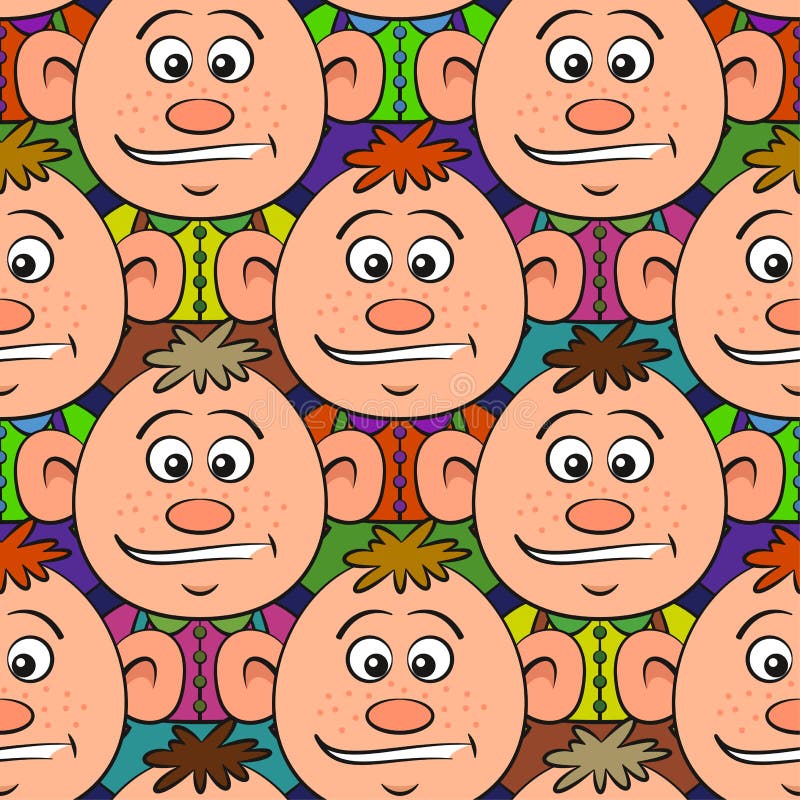 Baby Boy Seamless Pattern stock vector. Illustration of female - 138743996