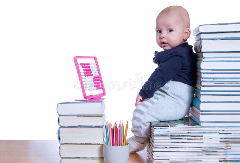Baby scientist stock image. Image of looking, knowledge - 30126997
