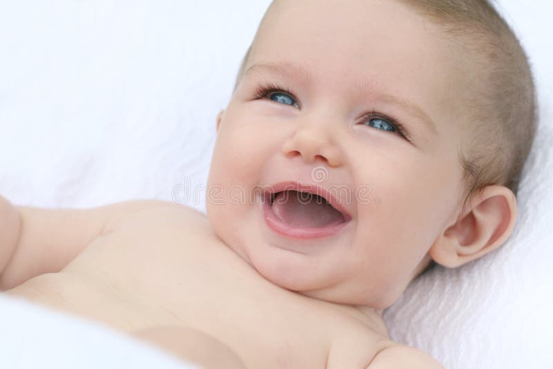 Baby Boy Smiling stock image. Image of innocent, infant - 9847375