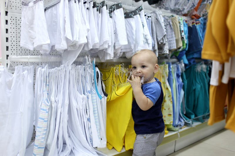 Baby boy in store stock image. Image of human, baby, customer - 26430867