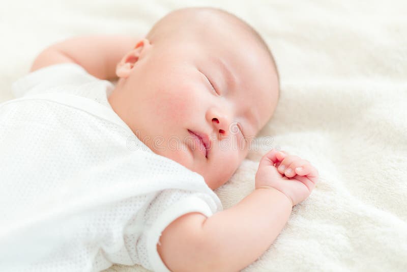 Baby boy take nap stock image. Image of babe, innocent - 41410837