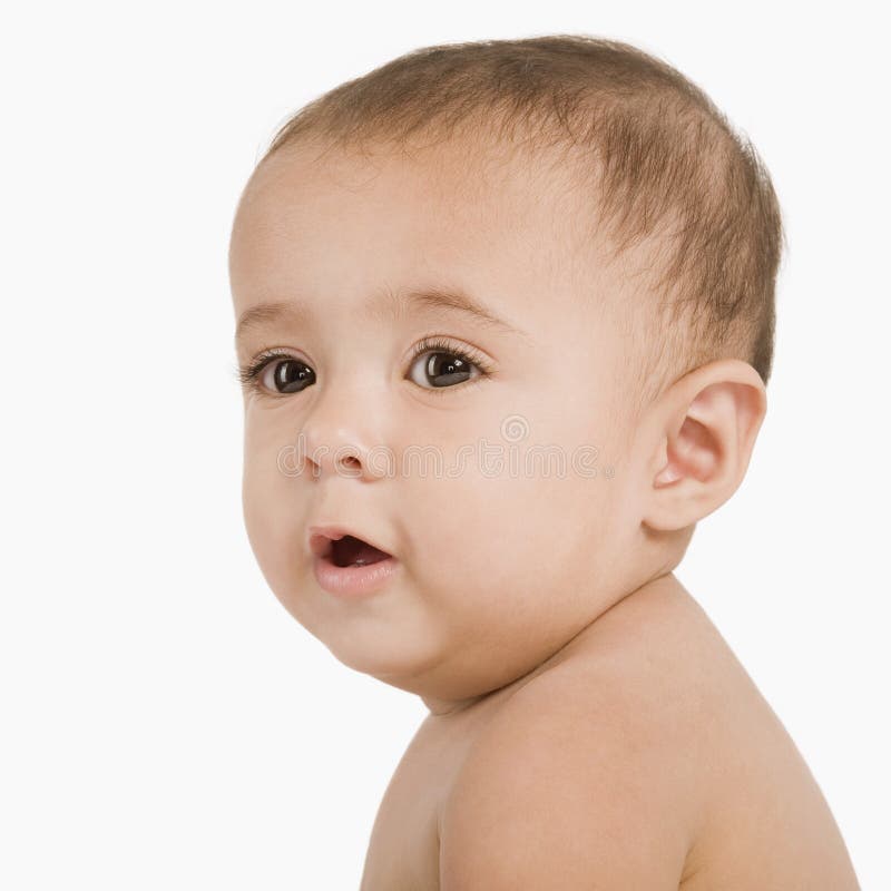 Baby boy thinking stock photo. Image of innocence, contemplation - 36256562