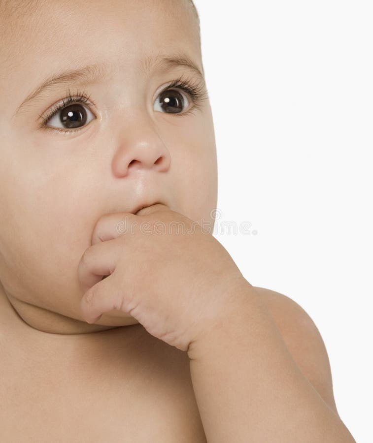 Thinking child stock image. Image of eyes, teamager, face - 10113529