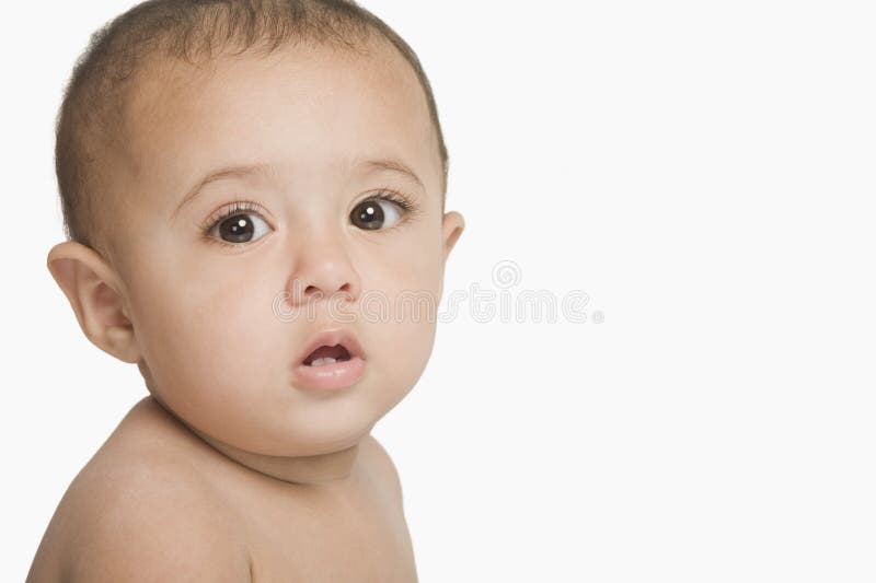 Collage of a Baby Boy Thinking Stock Image - Image of ethnicity, view ...