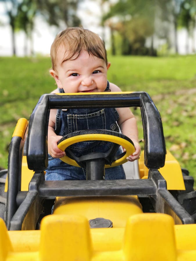Baby tractor toy stock photo. Image of colored, sport - 18084750