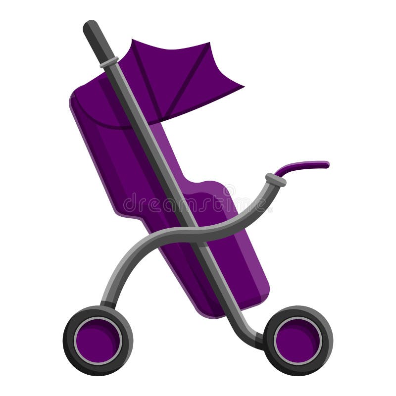 Baby Buggy Icon, Cartoon Style Stock Vector - Illustration of childhood ...