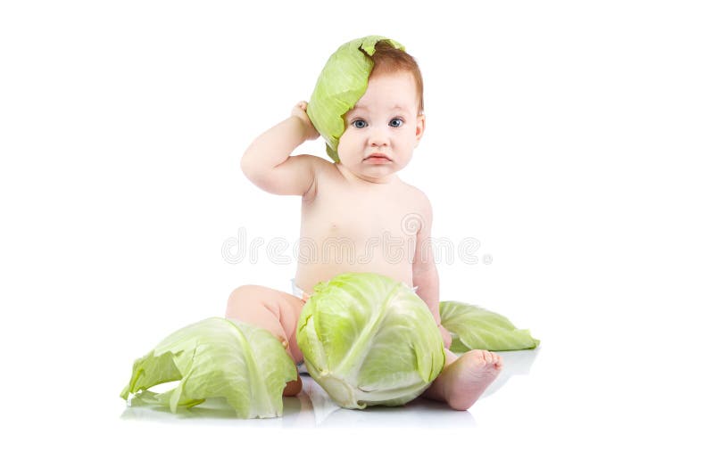 165 Cute Newborn Baby Cabbage Stock Photos - Free & Royalty-Free Stock ...