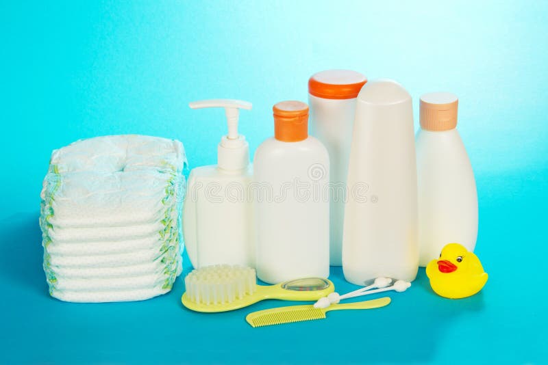 Baby care objects stock image. Image of accessory, health - 41992401