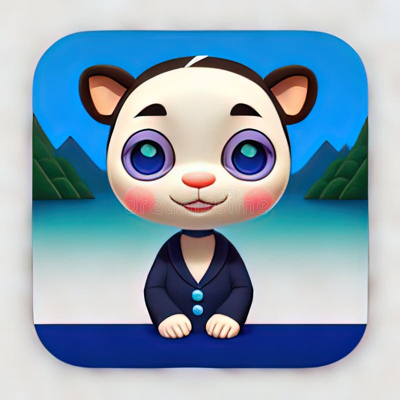 Baby Care Software App Icon. Generative AI. Stock Image - Image of ...