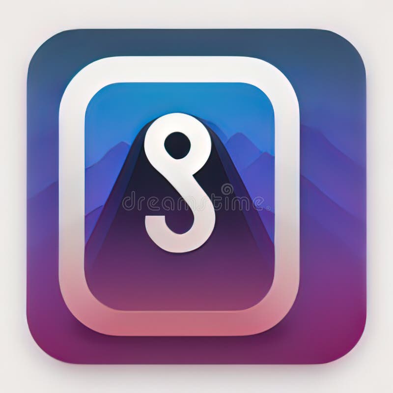 Baby Care Software App Style Icon. Generative AI. Stock Illustration ...