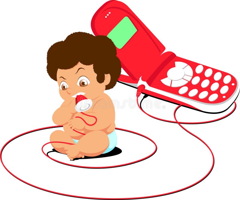 Cartoon Babies Talking Stock Illustrations – 58 Cartoon Babies Talking ...