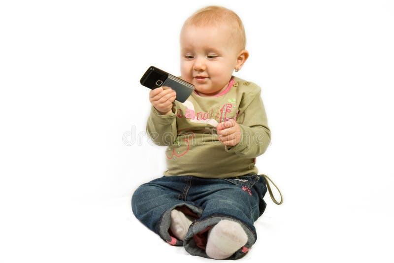 Baby texting stock photo. Image of caucasian, offspring - 21073252