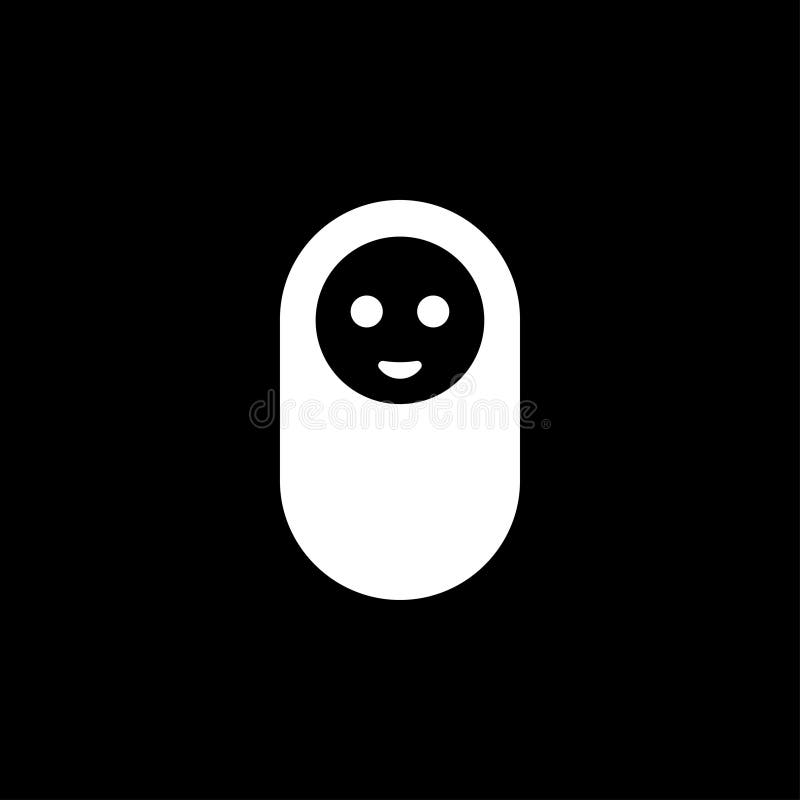 Baby Changing Diapers Flat Icon Sign. Vector Stock Illustration ...