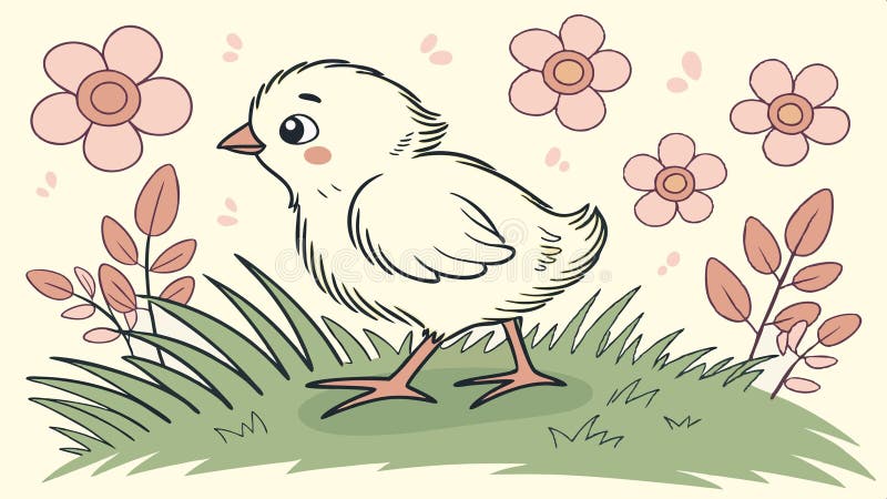 Baby Chick Hatching from Egg, Springtime New Life Vector Design ...