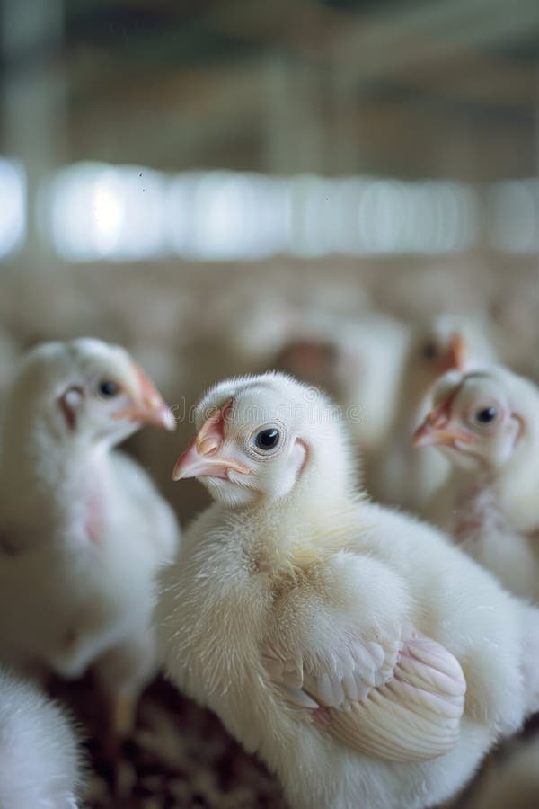 Baby Chicks in Pen stock photo. Image of enclosure, animals - 383067520
