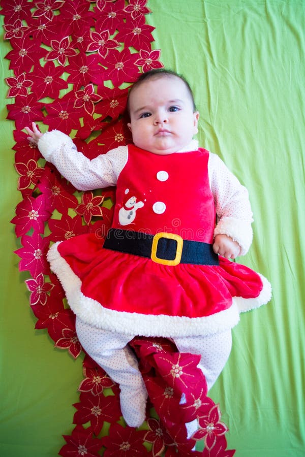 Baby during Christmas stock image. Image of december - 62858299