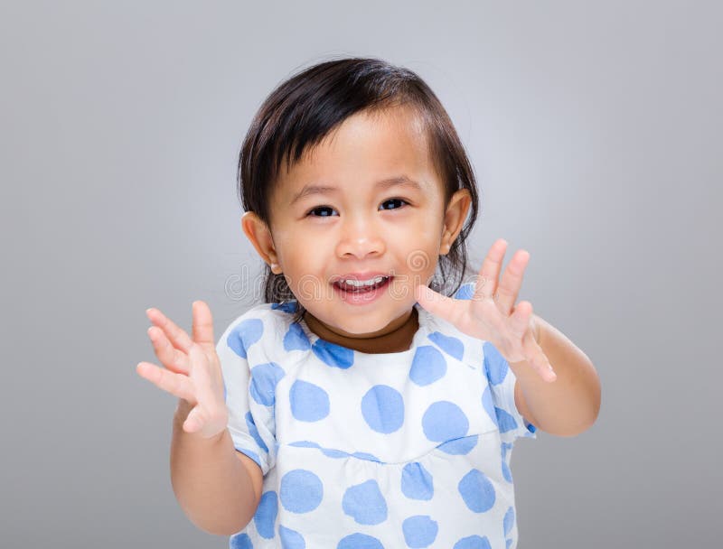 Baby clap hand stock photo. Image of happy, cute, little - 41447584