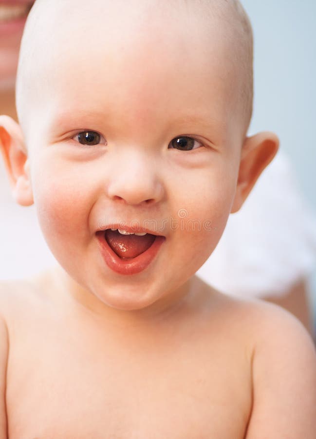 Baby stock photo. Image of healthy, cheerful, clean, expressing - 51576050