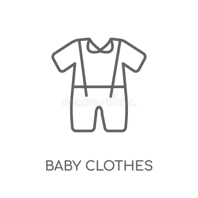Baby Clothes Collection Outline Stock Illustrations – 1,869 Baby ...