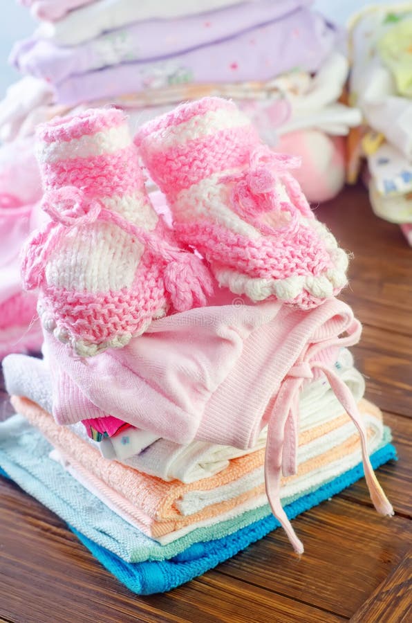 Baby clothes stock image. Image of clothes, infant, shirt - 34105609