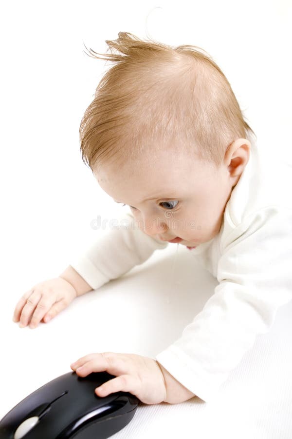 Baby At A Computer Picture. Image: 2266812