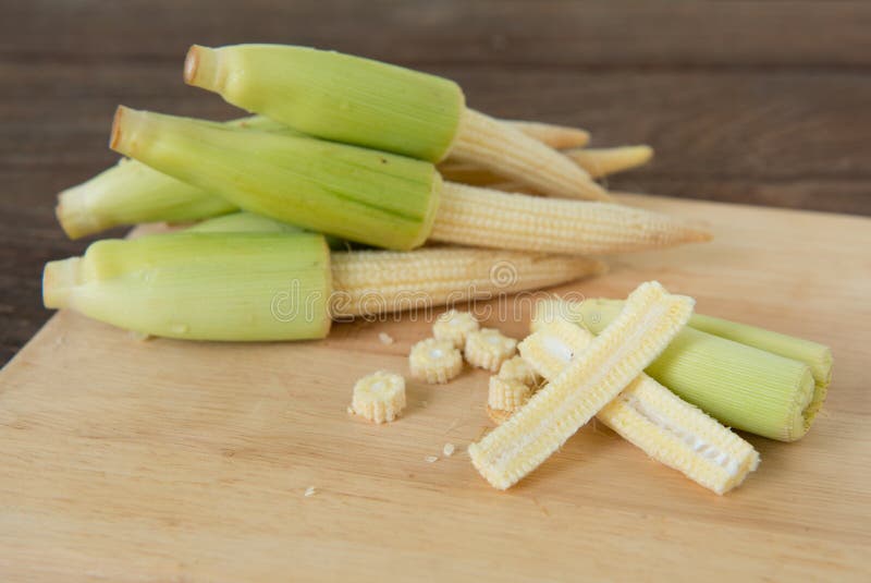 Baby corn stock photo. Image of babycorn, small, organic - 47828482