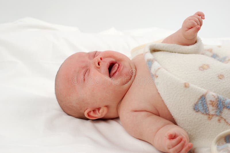 Baby cry stock image. Image of christening, gorgeous, child - 2826069