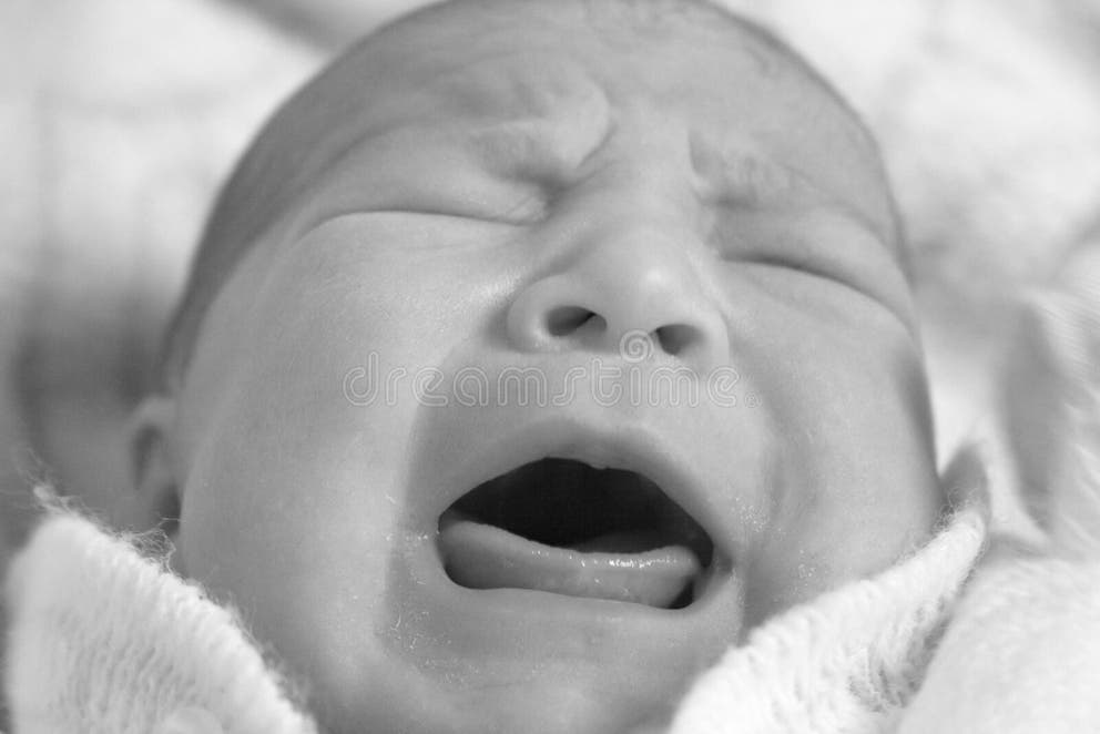 Baby cry stock image. Image of colic, child, saliva, face - 7260553