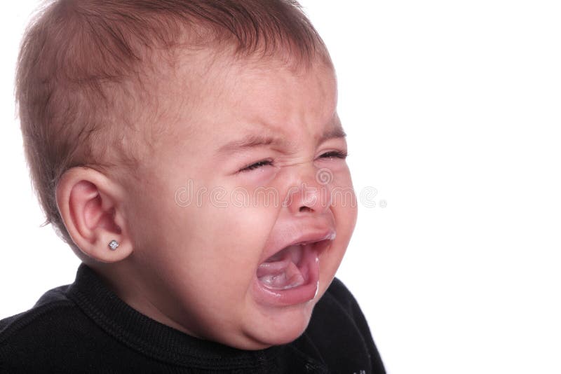 Baby crying stock photo. Image of scream, screaming, beautiful - 51879446